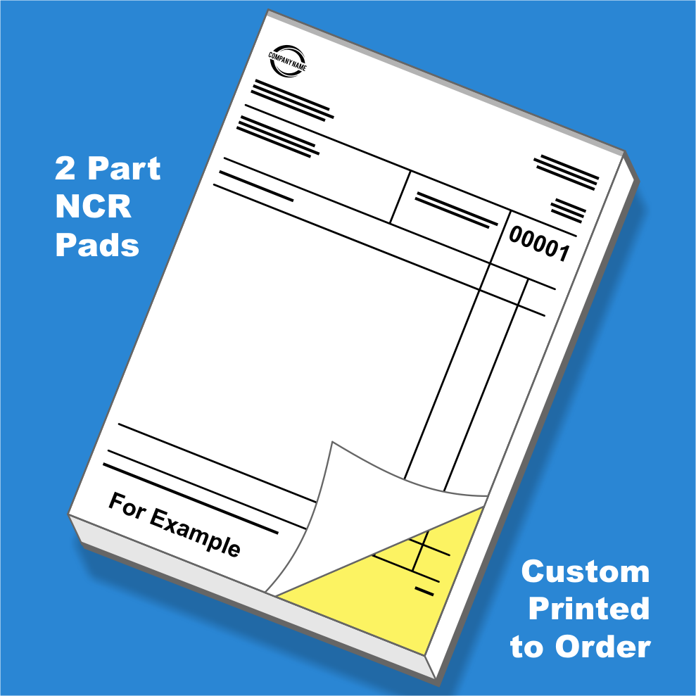 Duplicate (2 Part) NCR Pads – MD Print Shop