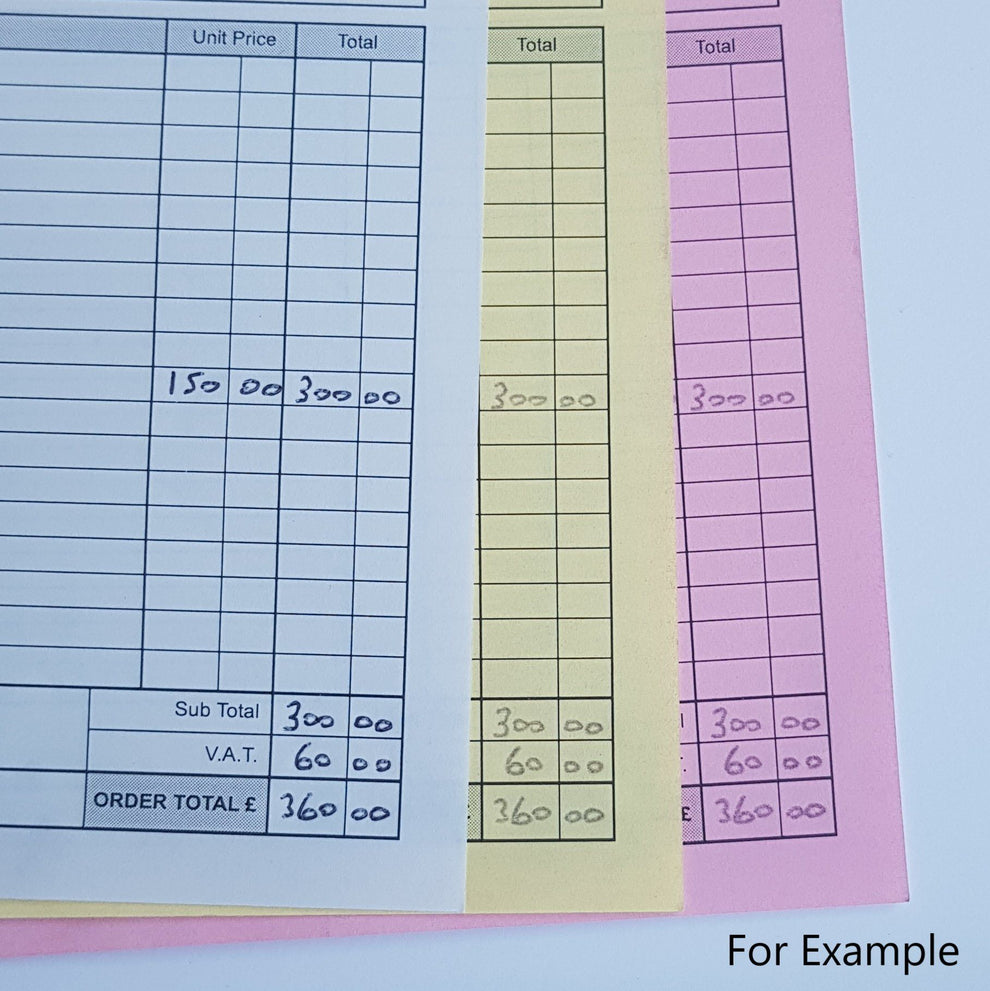 A4 Triplicate NCR Sets – MD Print Shop